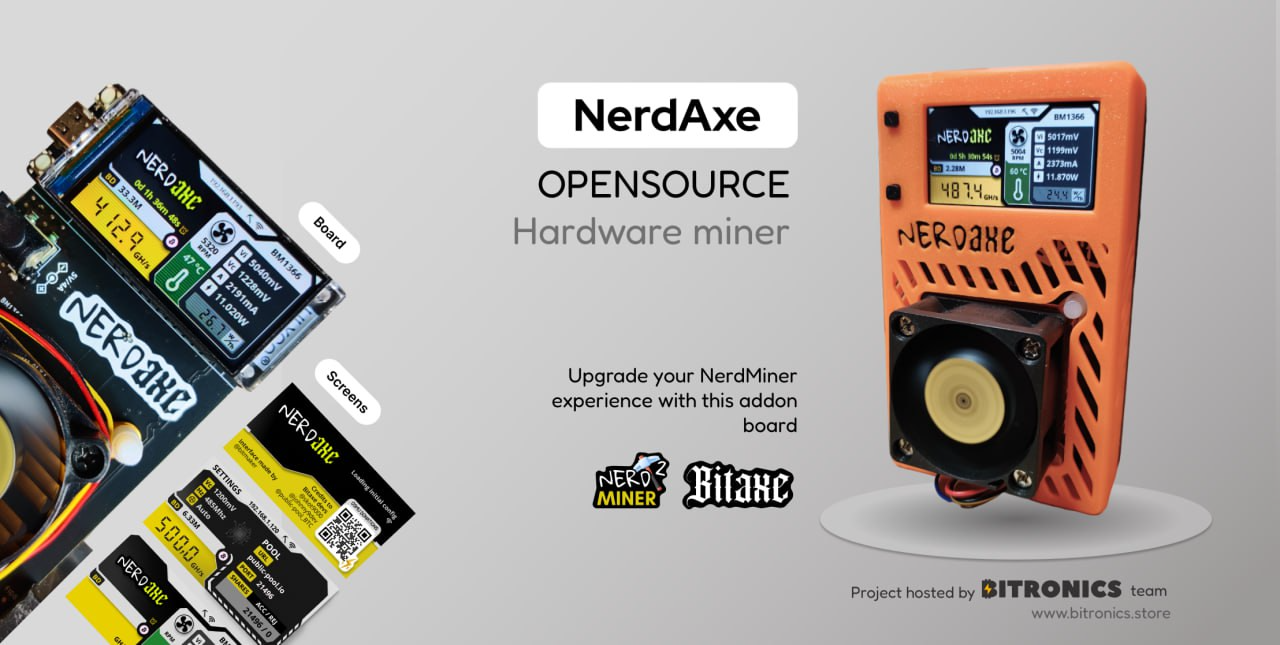 How to convert a NerdMiner into a NerdAxe? - bitronics.store